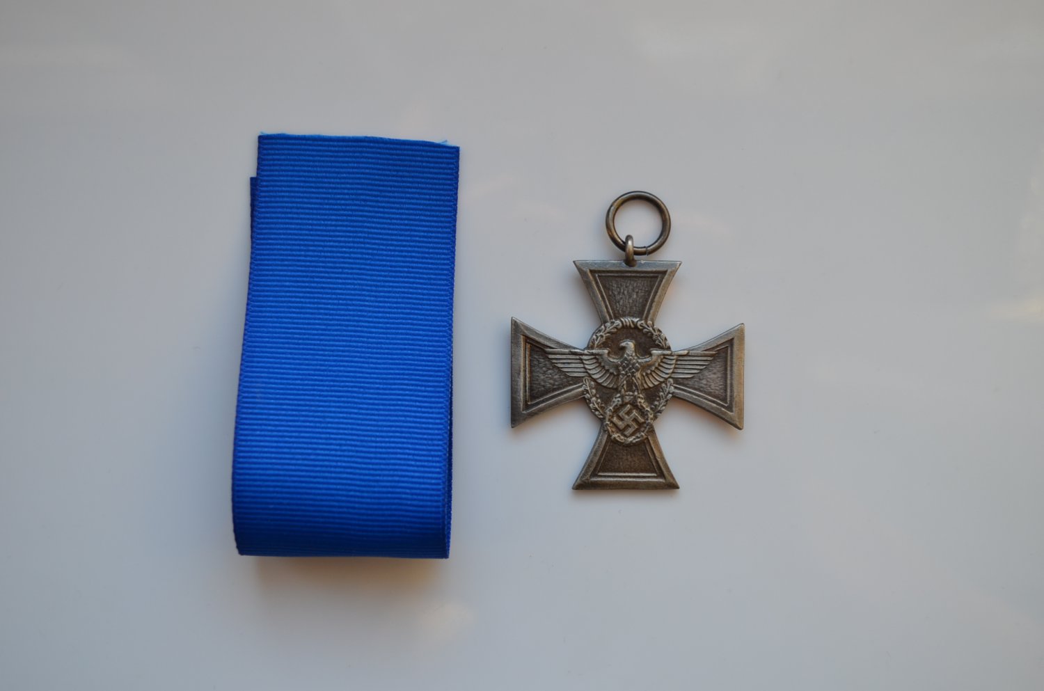WWII GERMAN SILVER CROSS LONG SERVICE AWARDS OF THE POLICE