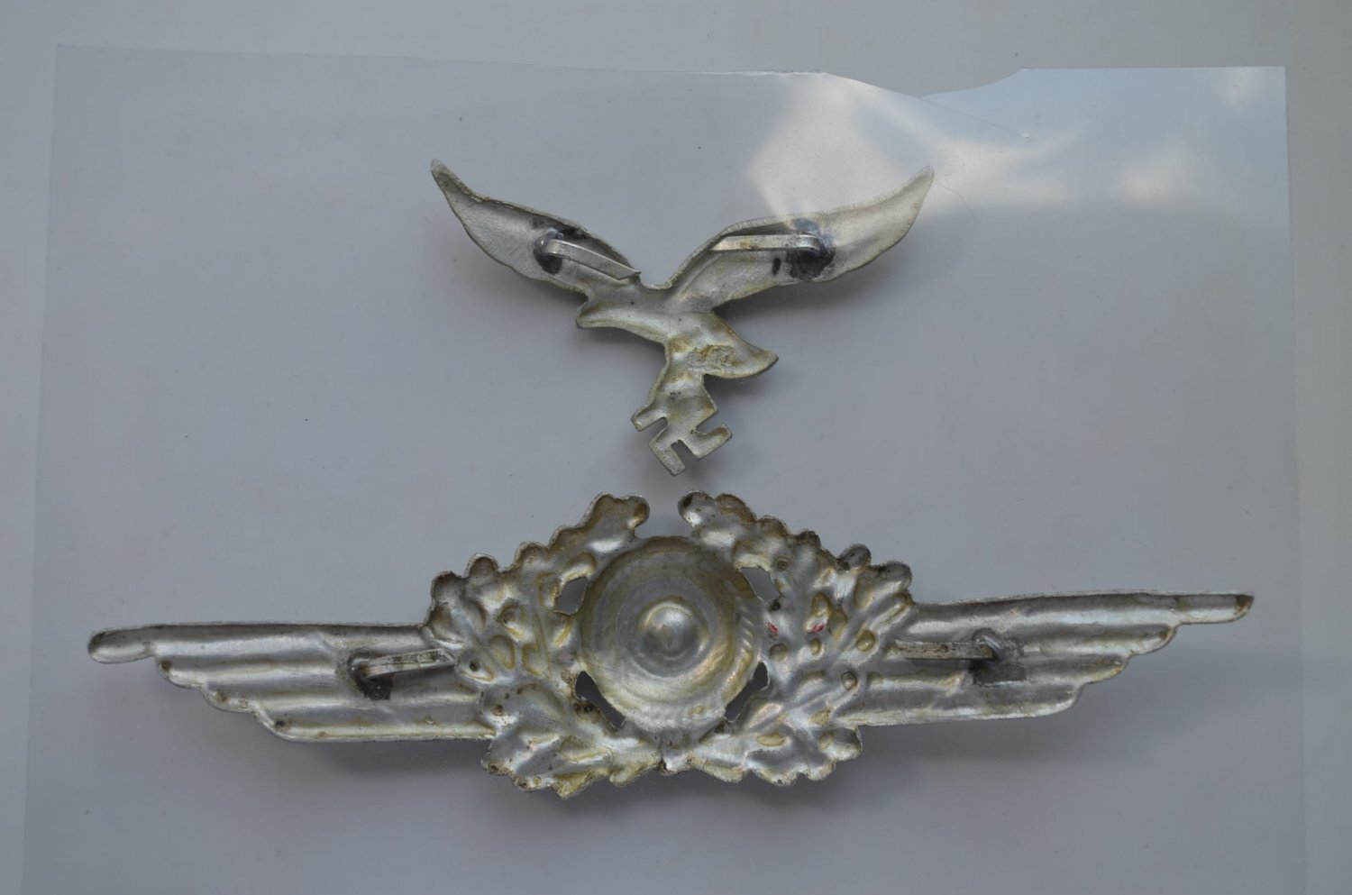 WW2 German cap Luftwaffe Badges