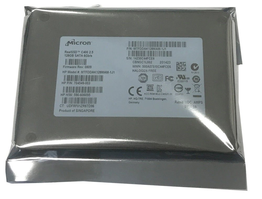 New Micron RealSSD C400 - 2.5" 128GB SATA 6.0GB/s SSD - MTFDDAK128MAM-1J1