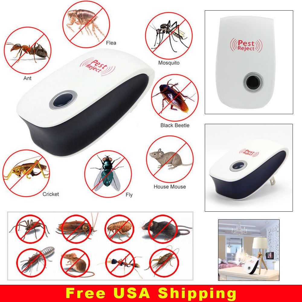 Pest Reject Pro Electronic Mosquito Rat Mice Bug PestPro Repeller ...