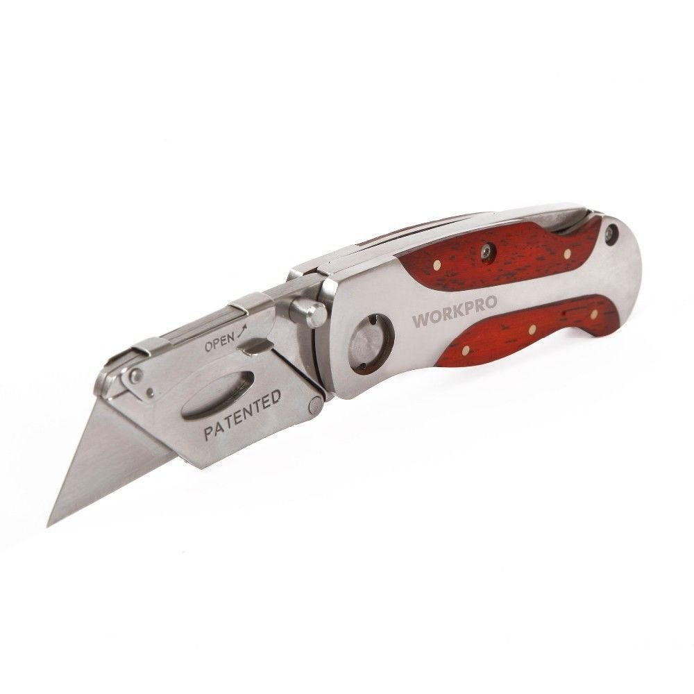 Folding Knife Heavy Duty Knife Stainless Steel Utility Knife with Red ...