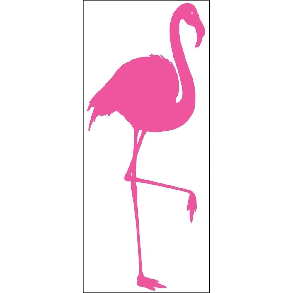 LARGE PINK FLAMINGO WALL DECALS Removable Vinyl Wall Stickers Home ...