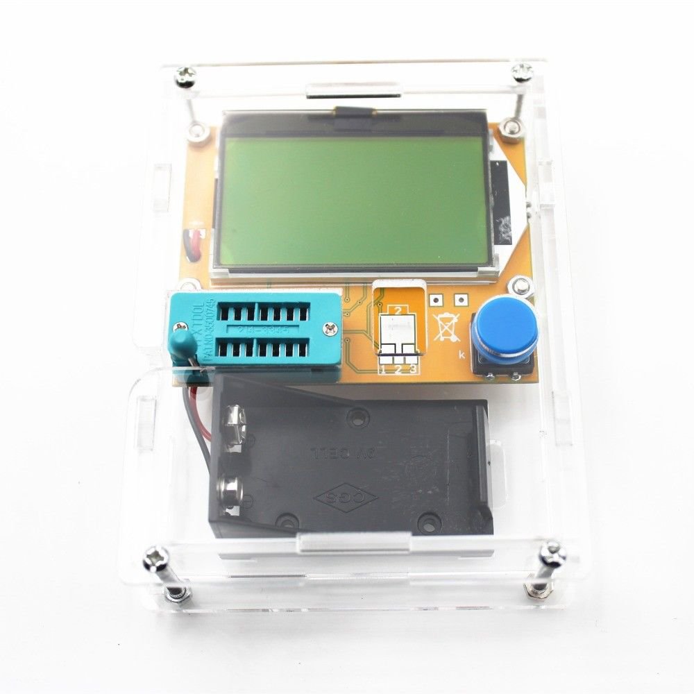 LCR-T4 ESR Meter Transistor Tester Diode Triode Capacitance Mos Mega328 ...