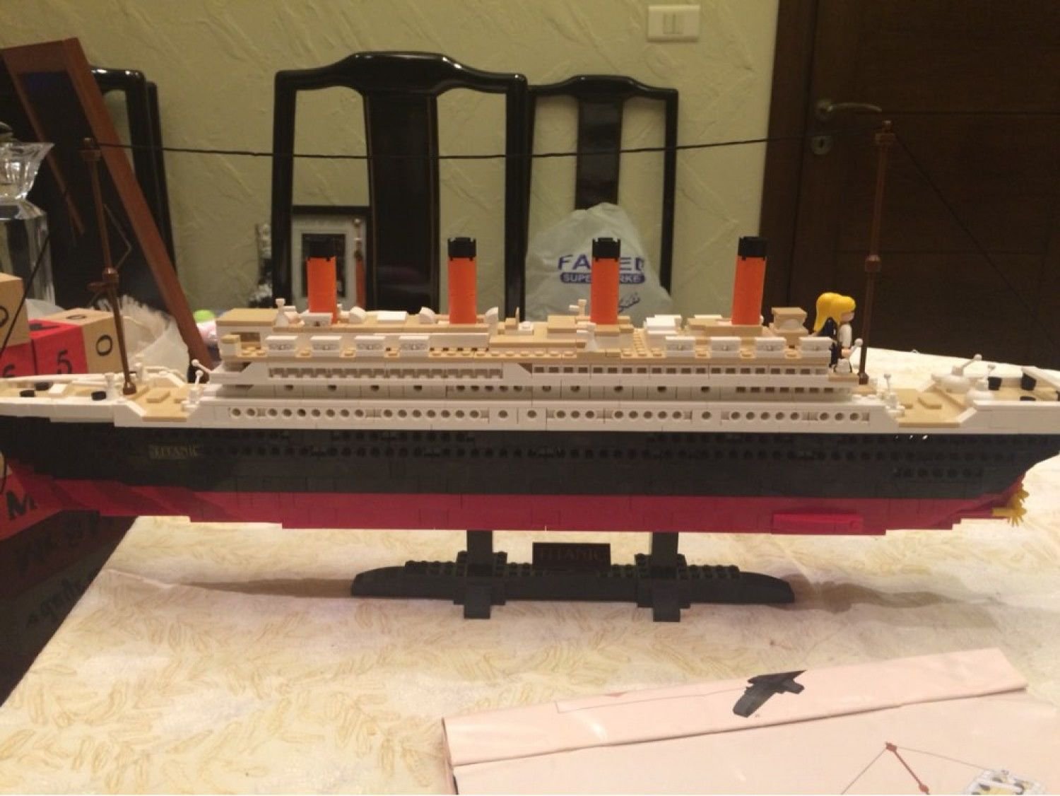 Building Cruise Blocks Toy Ship Nanoblock Sluban Titanic Model Marine ...