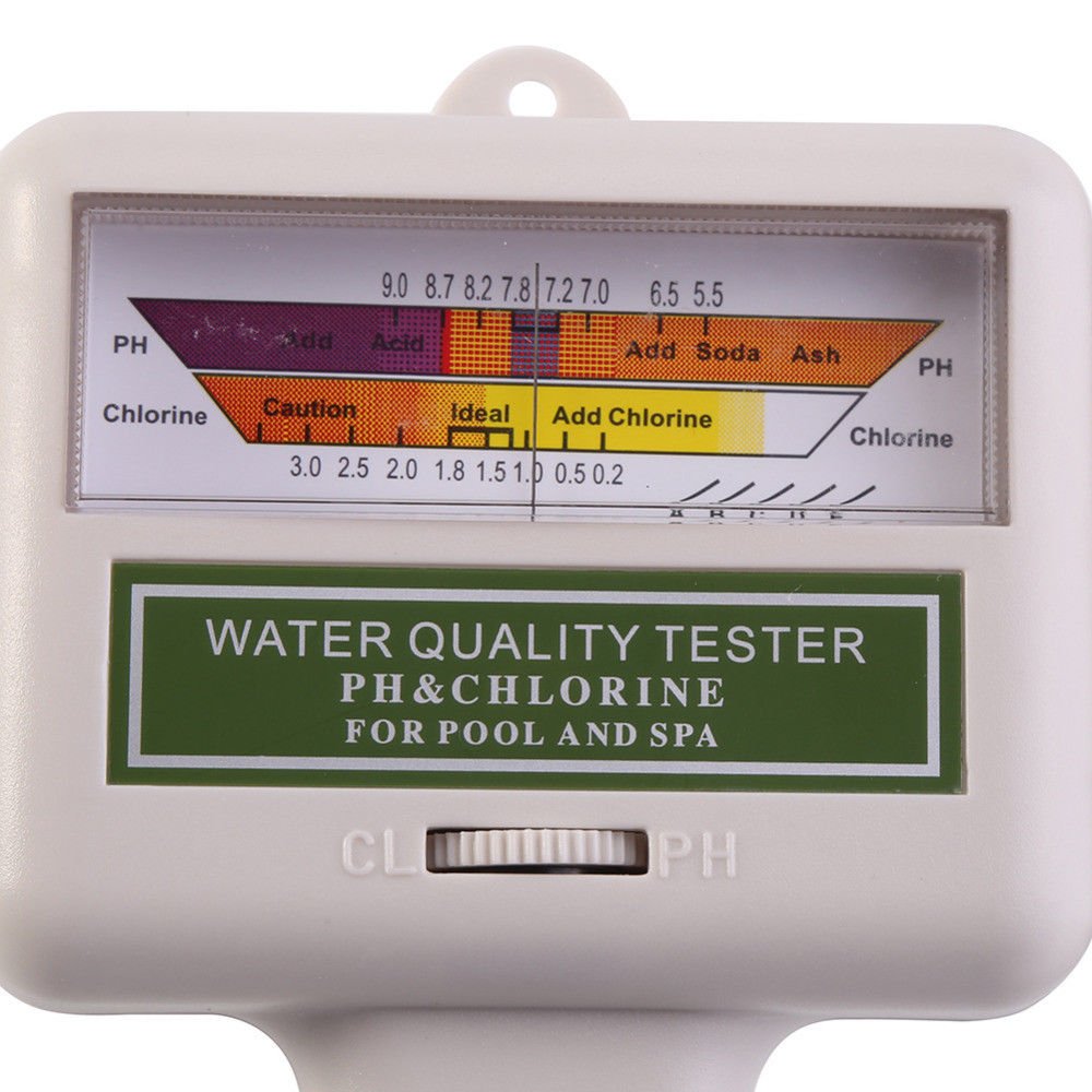 Chlorine Level Meter Digital Water Quality Monitor Portable PH Tester ...