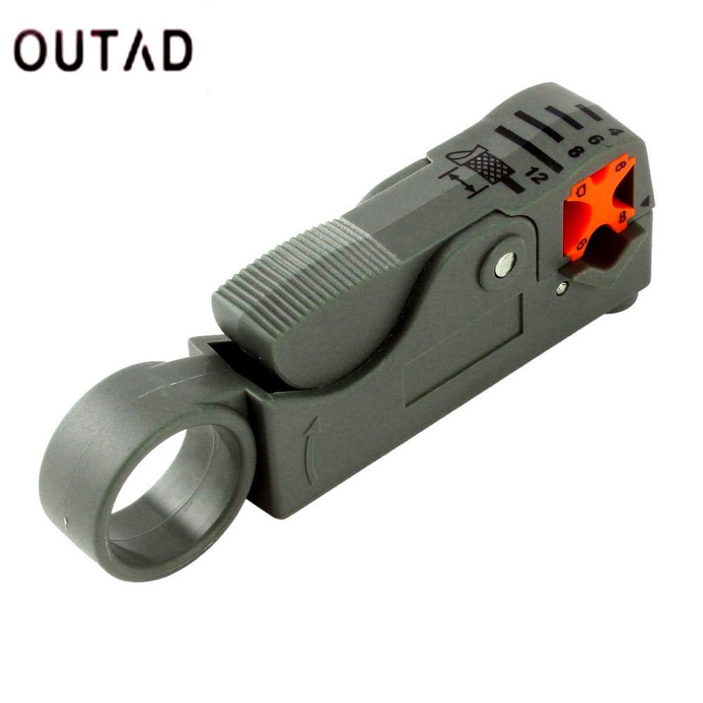 1pc Coaxial MultiFunction Cable Stripper/Cutter Tool Rotary Coax Stripper