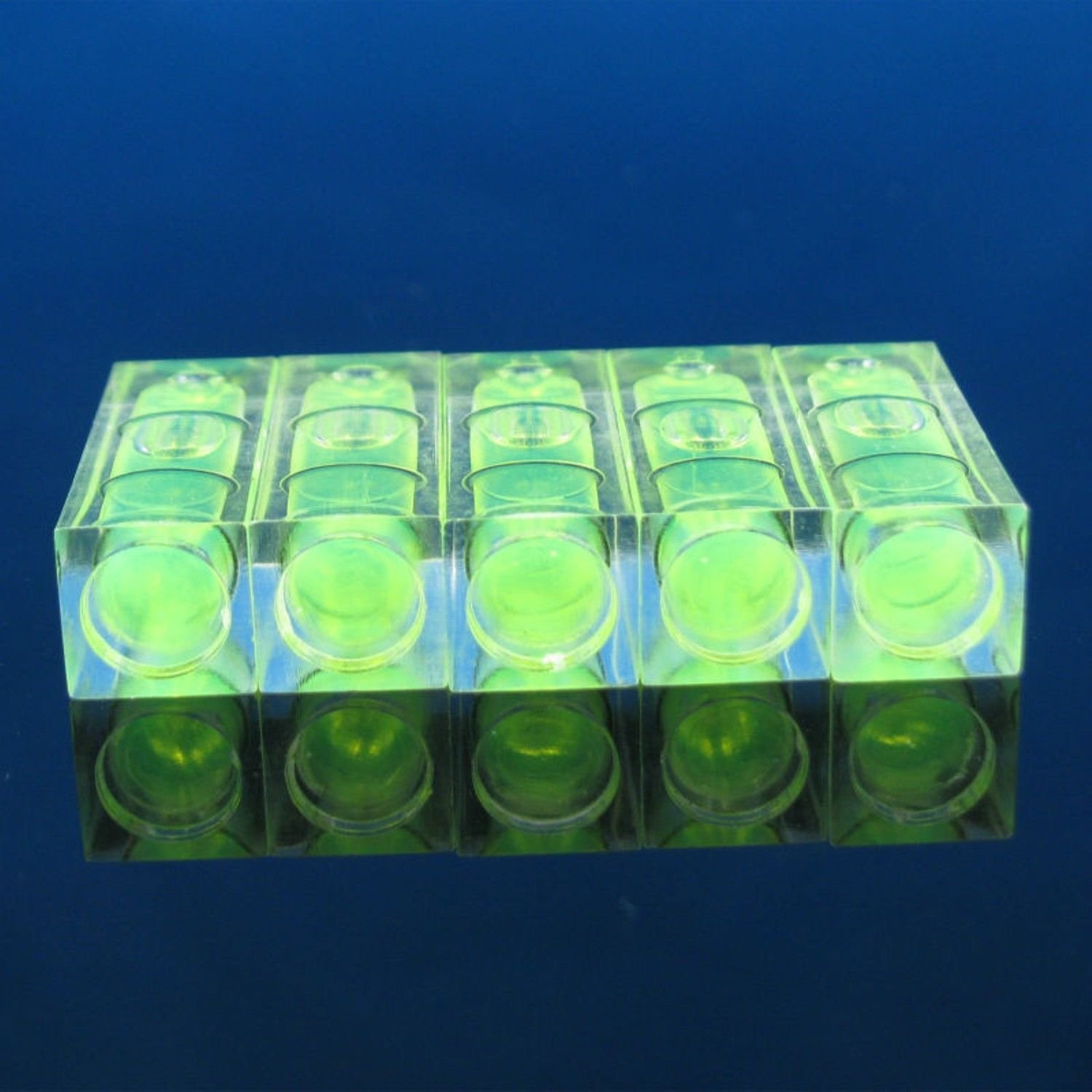 5Pcs/Lot Size 10*10*29mm Square PMMA Bubble Level Acrylic Shell Spirit ...