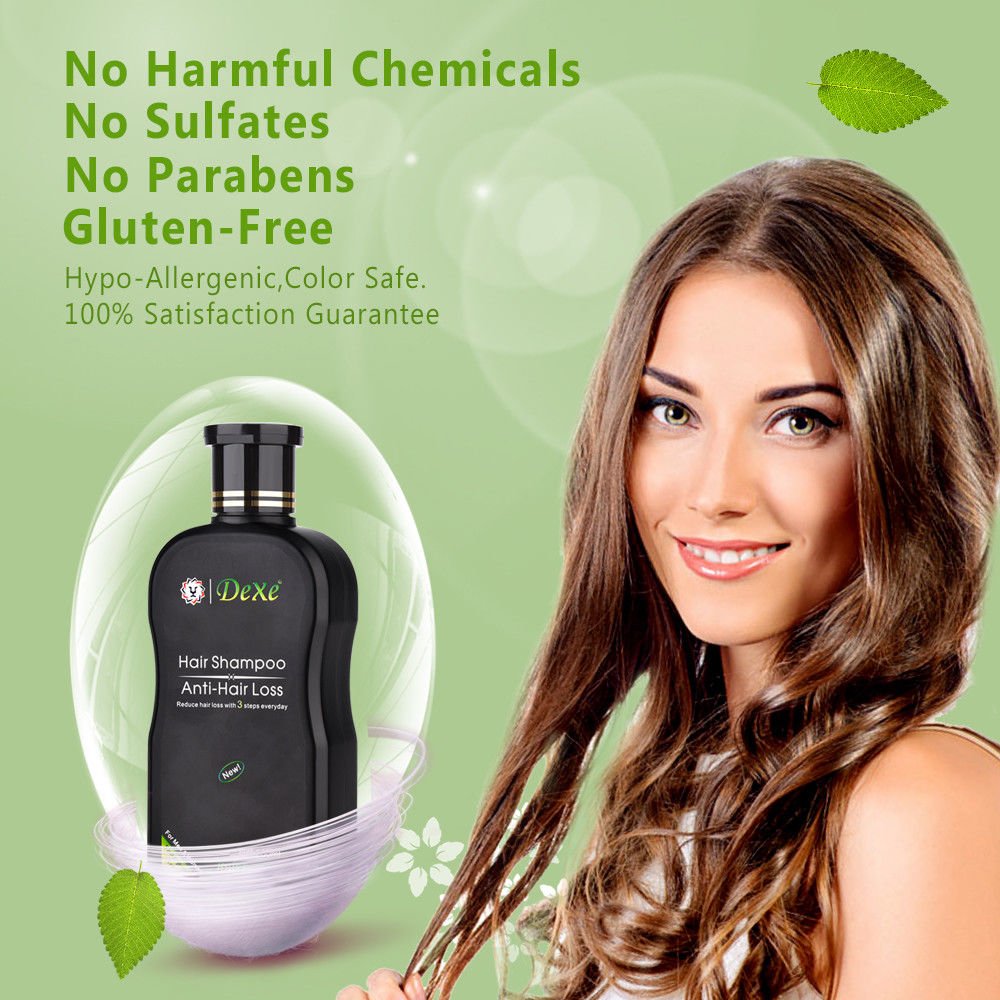 Anti Hair Loss 200ml Dexe Shampoo Chinese Herbal Induce Regeneration Growth