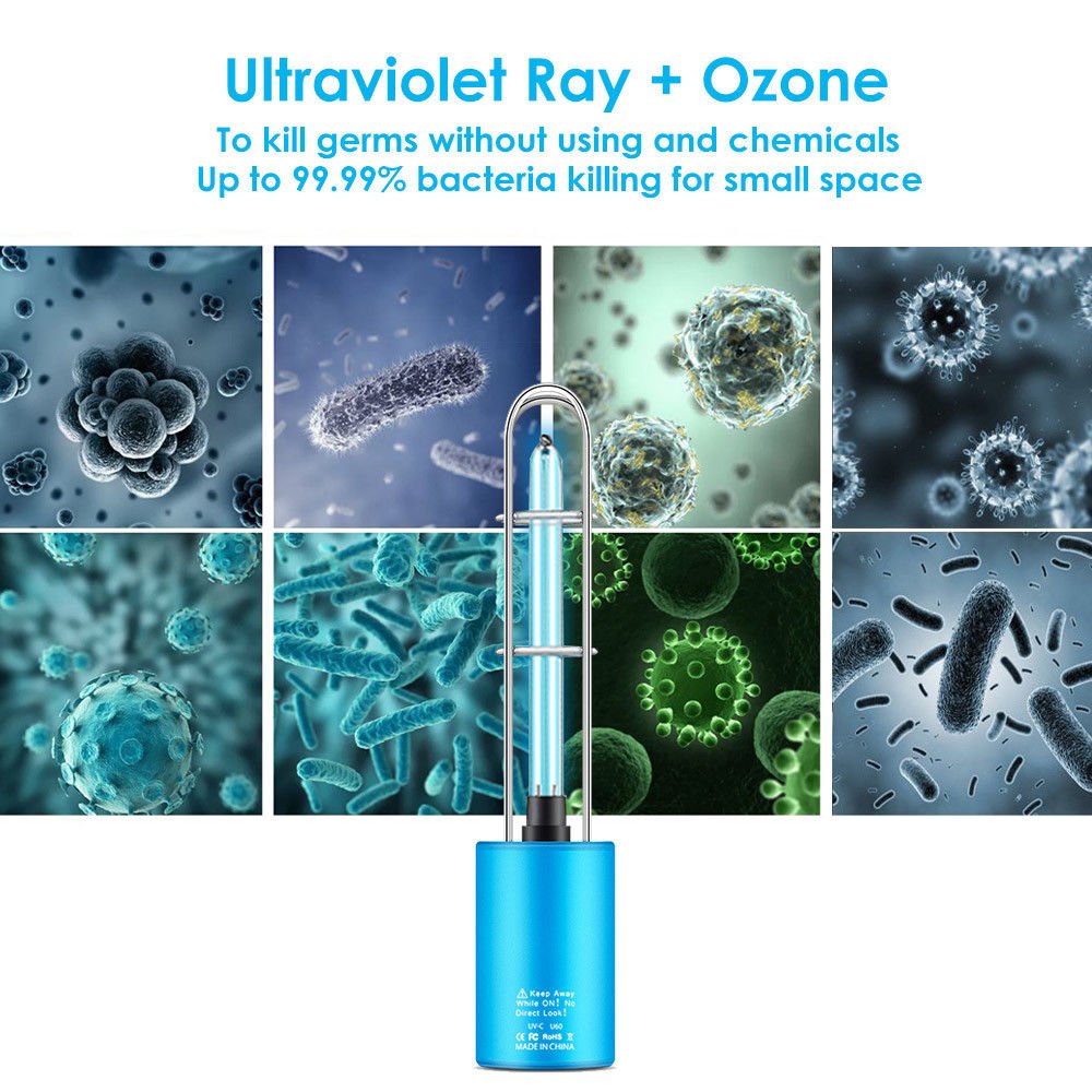 Ultraviolet UV Ozone Sterilization Lamp 220V E27 Disinfection ...