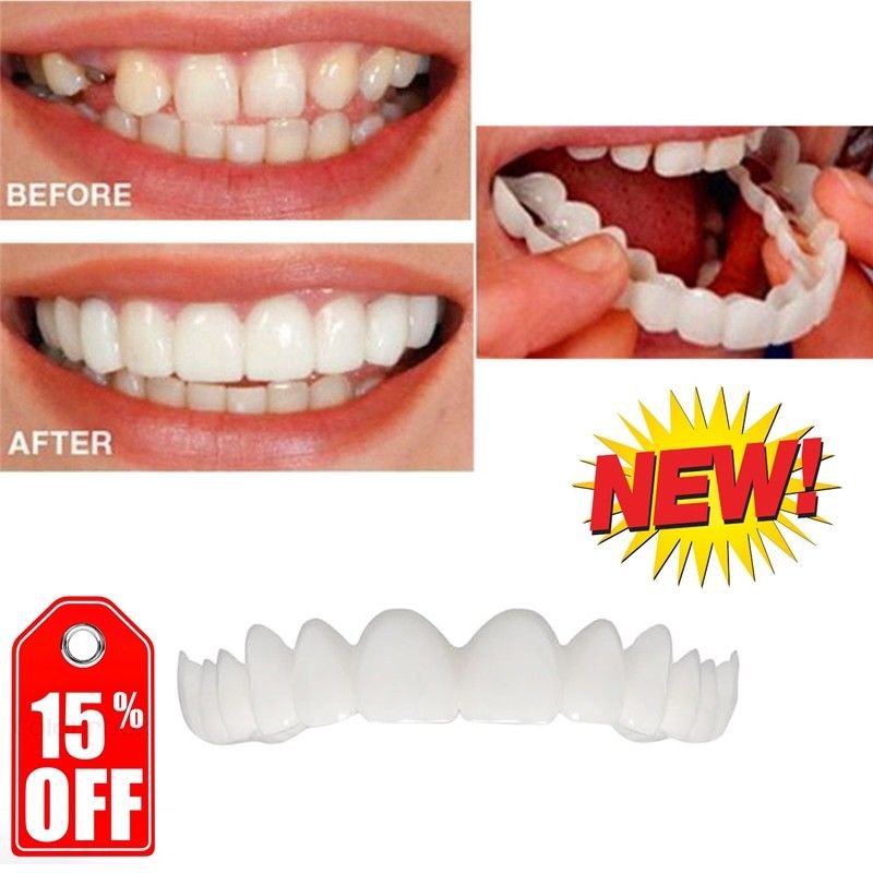 Snap On Instant Smile Perfect Smile Comfort Fit Flex Teeth Fits veneers ...