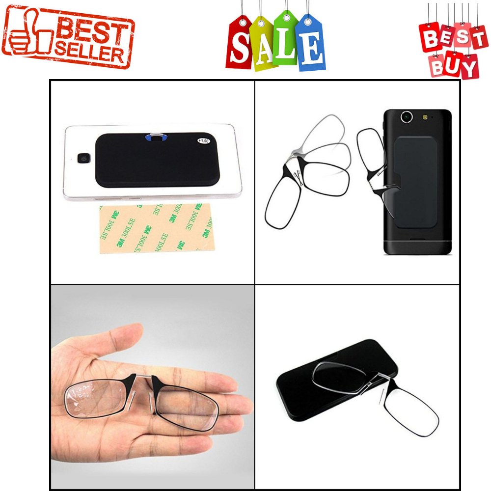 Reading Glasses Stick Anywhere Everywhere Clear Len Thinoptics Pod ...