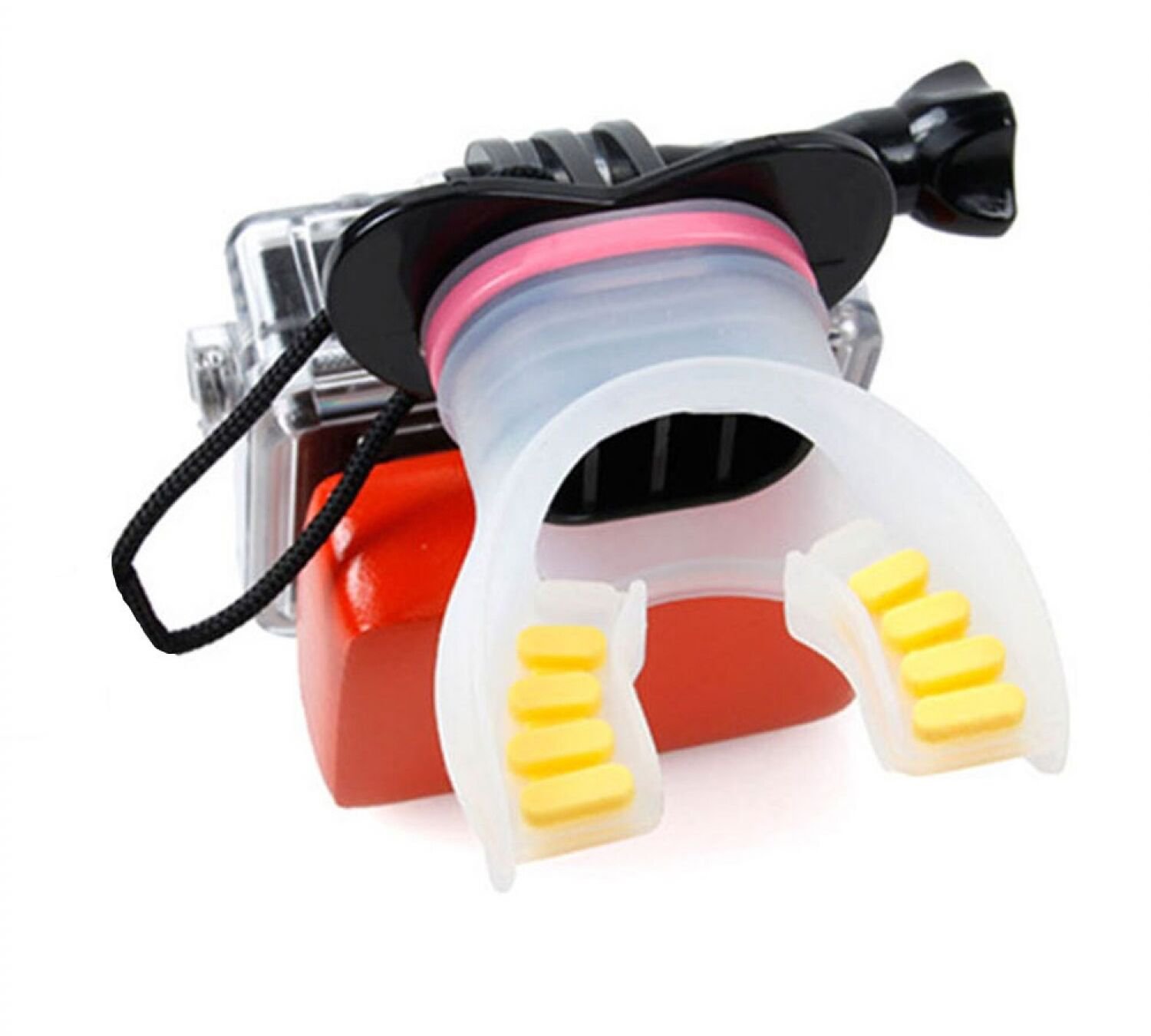 For GoPro Surf Mouth Mount Dummy Bite Surfing Diving Accessories Set ...