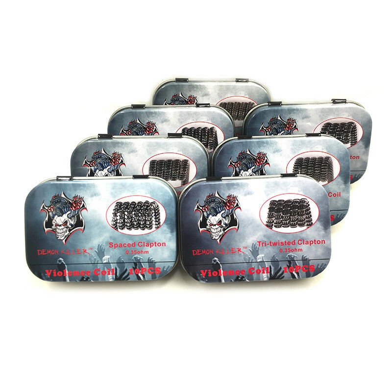 Demon Killer Wire Prebuilt Coils Clapton Alien V2 Tsuka Staple ...