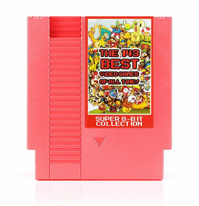 143 in 1 Nintendo NES Card Cartridge Best Video Games Of All Time