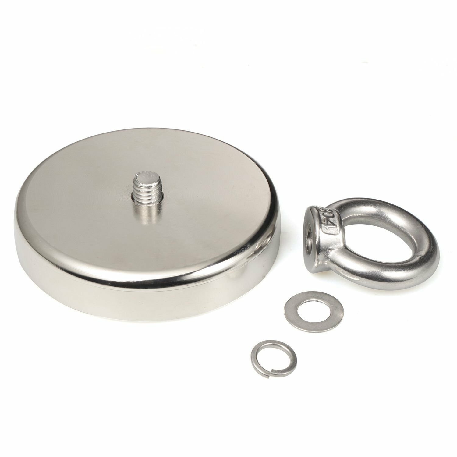 Be Magnet 500 LBS Pulling Force226KG Magnetic Grade N52 Super Big Round ...