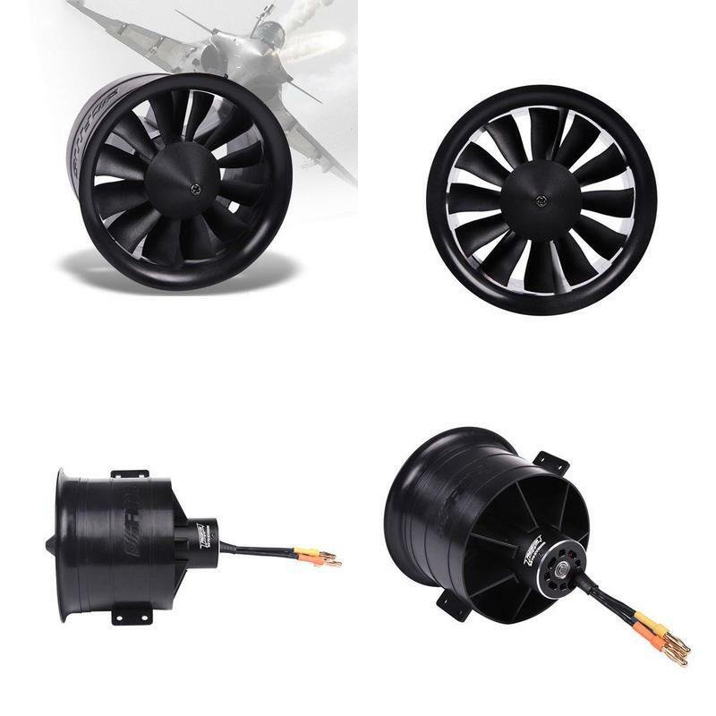 FMS 80mm 12 Blades Ducted Fan EDF With 3270 KV2000 6S Inrunner ...