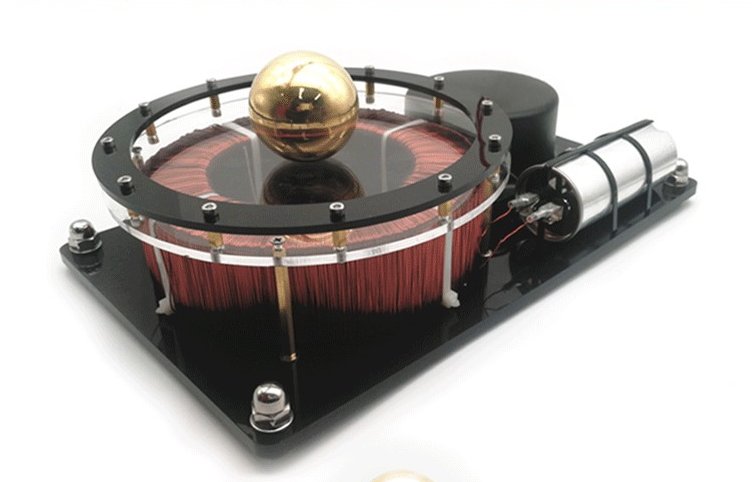 Tesla Rotating Egg Columbus Egg Single Phase AC Motor Rotating Magnetic ...