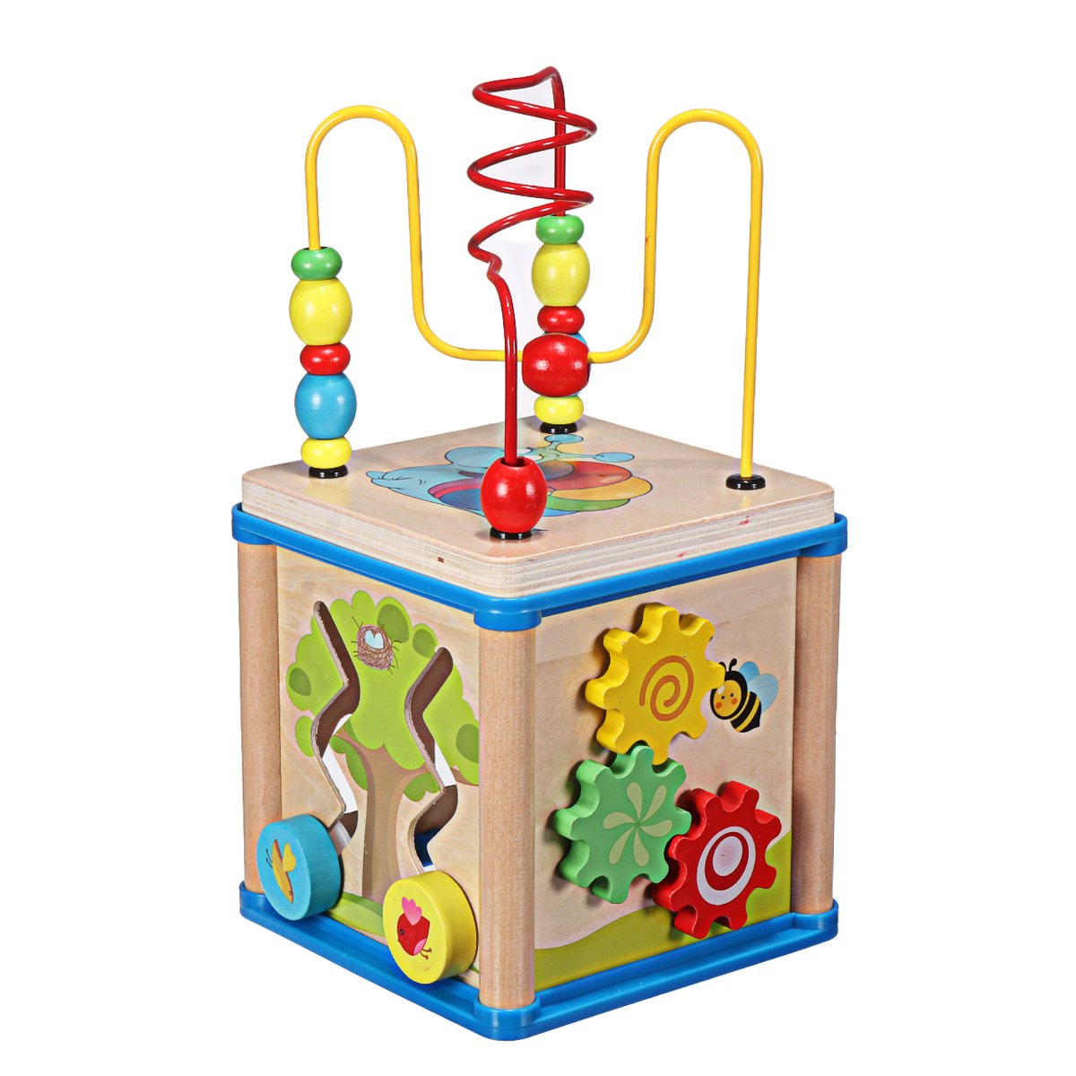Wooden Multi-functional Wisdom Aroind Treasure Box with Beads Parent ...