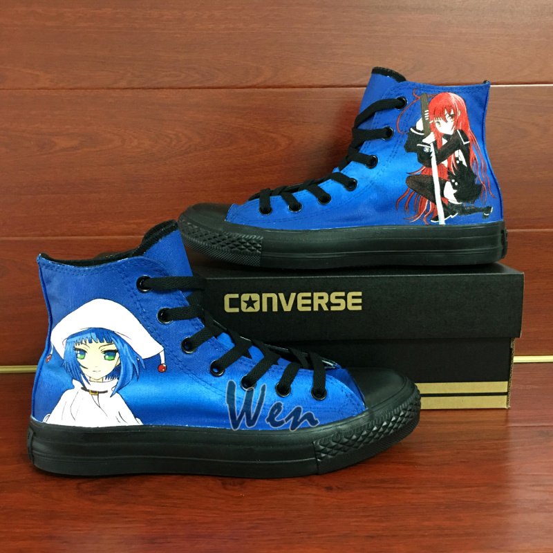 Custom Converse All Star Shoes Shakugan No Shana High Top Canvas ...