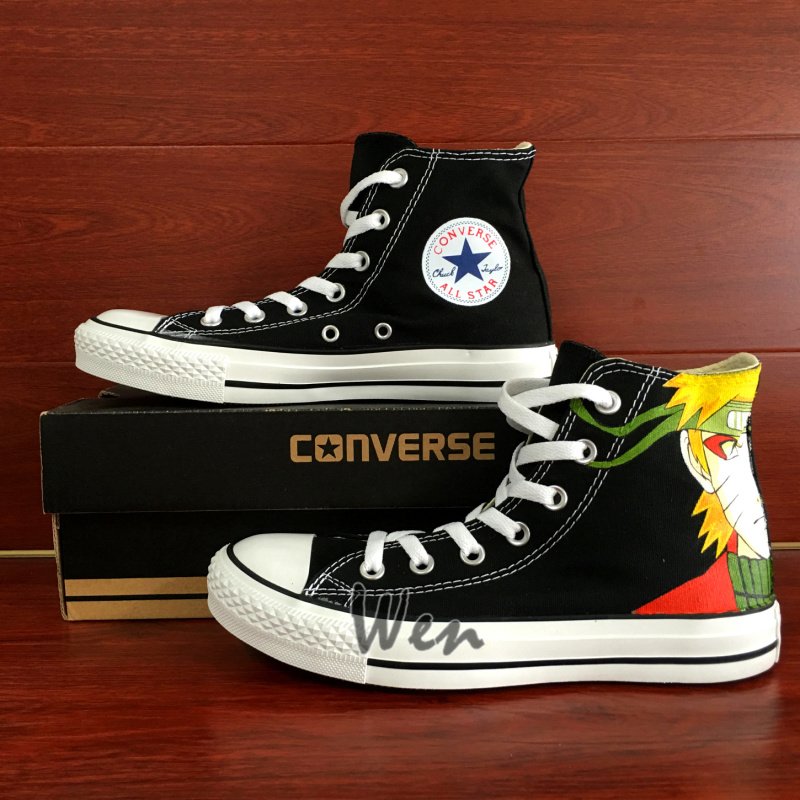 Naruto Anime Converse Chuck Taylor Custom Hand Painted Shoes Canvas ...
