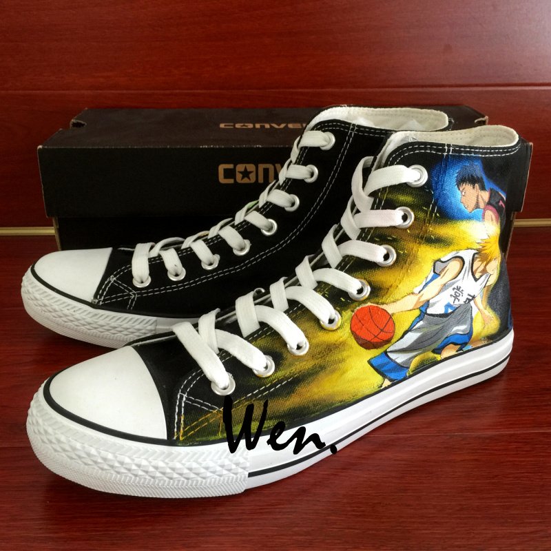 Custom Anime Converse Kuroko's Basketball Hand Painted Shoes High Top ...