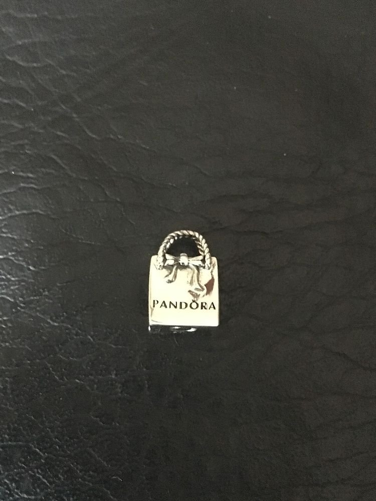 GENUINE PANDORA .925 STERLING SILVER SHOPPING BAG CHARM BEAD *NEW* 791184