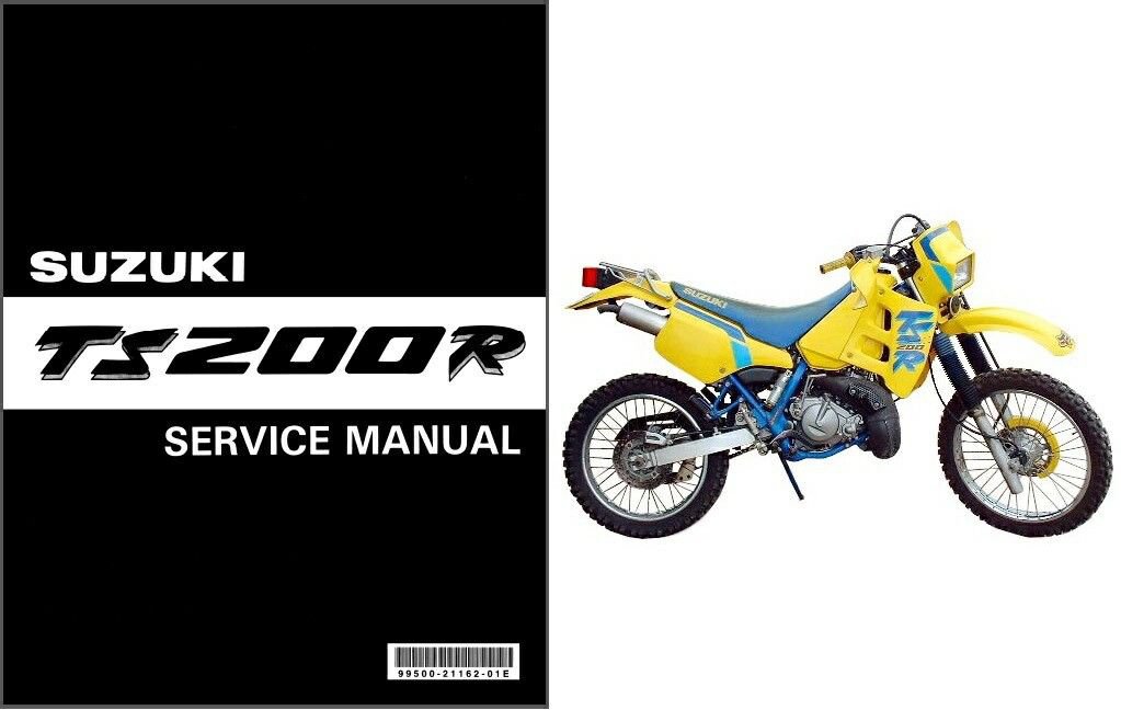 1991 1992 1993 Suzuki TS200R Service Repair Manual on a CD - TS 200R TS 200