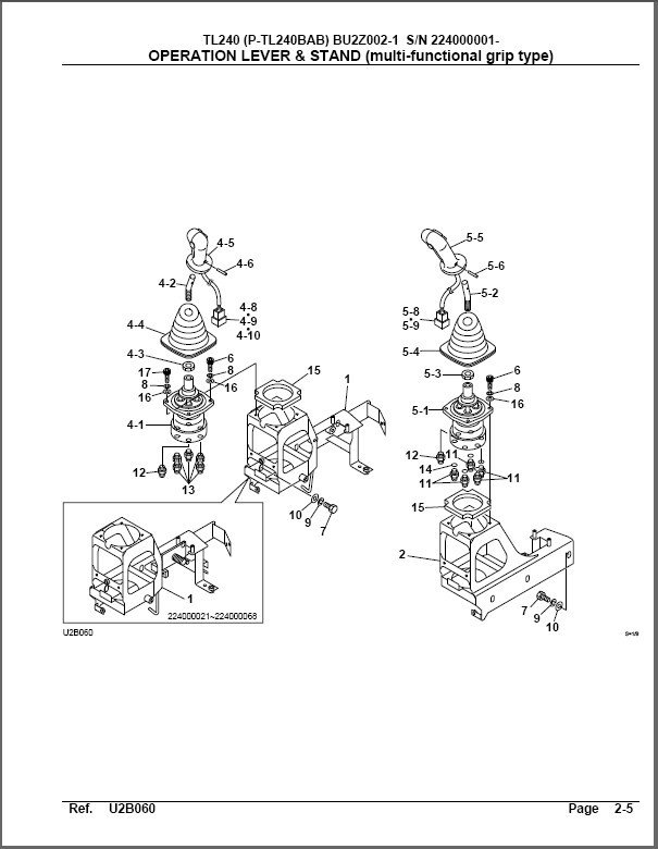 Takeuchi TL240 Crawler Loader Parts Manual on a CD - TL 240