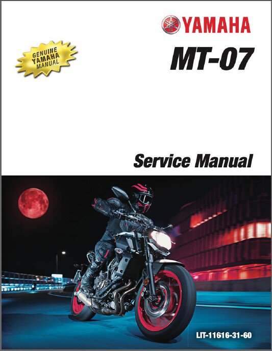 2018-2020 Yamaha MT-07 ( MT07 ) Service Repair Workshop Manual on a CD