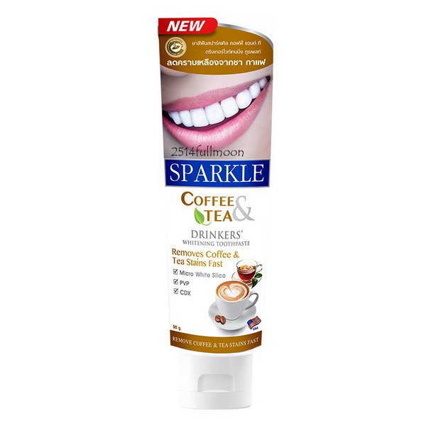 2x 90 g. Sparkle Drinkers Whitening Toothpaste Remove Coffee & Tea ...