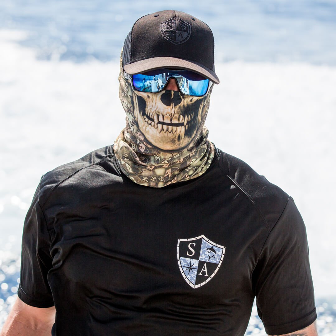 Salt Armour SA Dreggs Skull Face Shield Balaclava *USA*