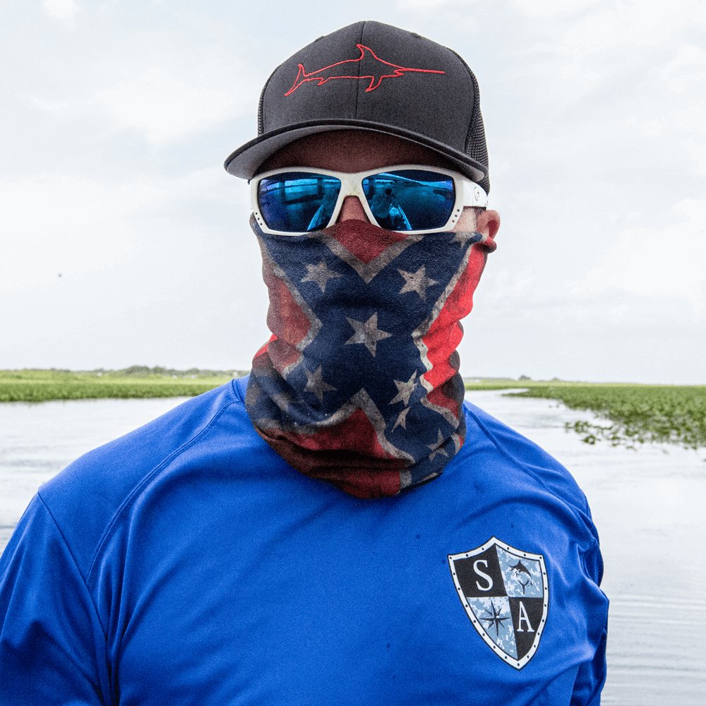 Salt Armour SA Rebel Flag Face Shield Balaclava *USA*