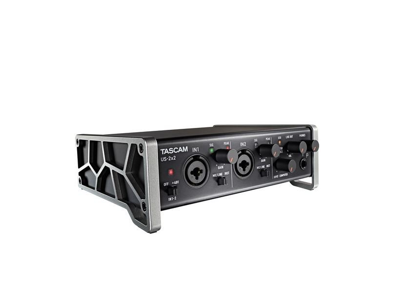 Tascam US-2x2 2-Channel USB Digital Audio Recording Interface - 24-bit