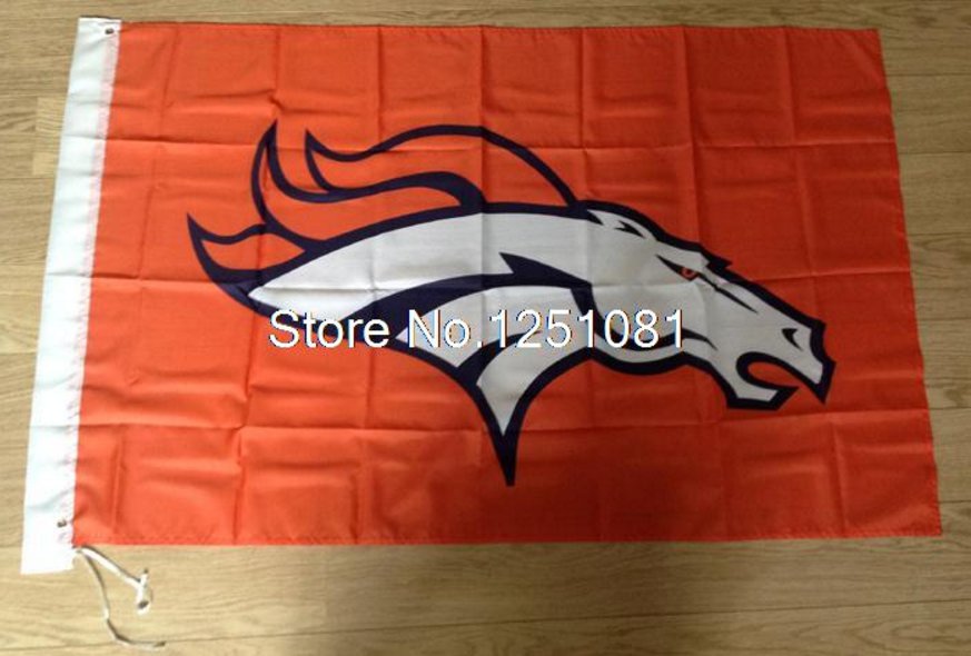 Denver Broncos Flag 3ft x 5ft Polyester Denver Broncos Banner flag