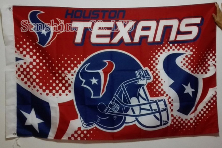 Houston Texans Helmet Flying Flag Banner flag 3ft x 5ft 100D Polyester ...