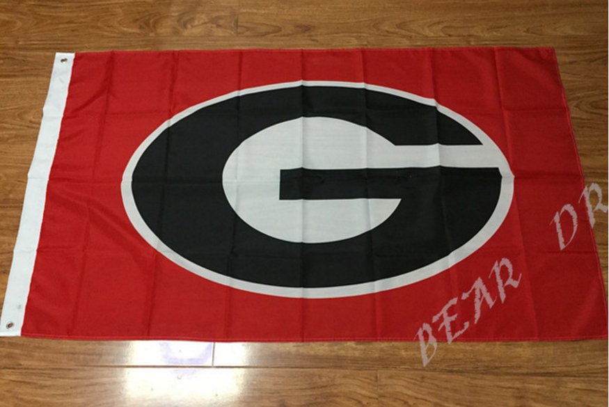 Georgia Bulldogs Flag 3ftx5ft Banner 100D Polyester NCAA Flag