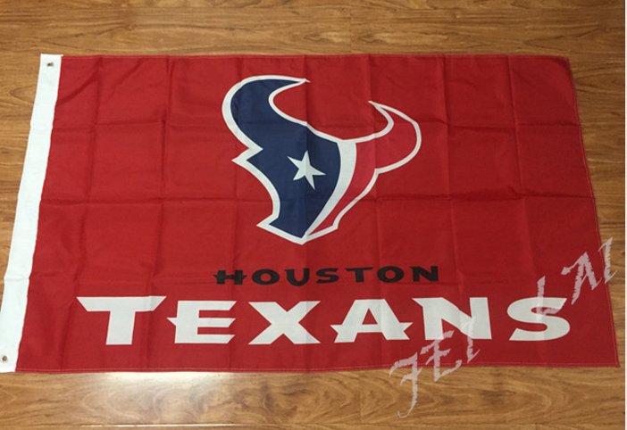Houston Texans logo car flag 12x18inches 30x45cm double sided 100D ...