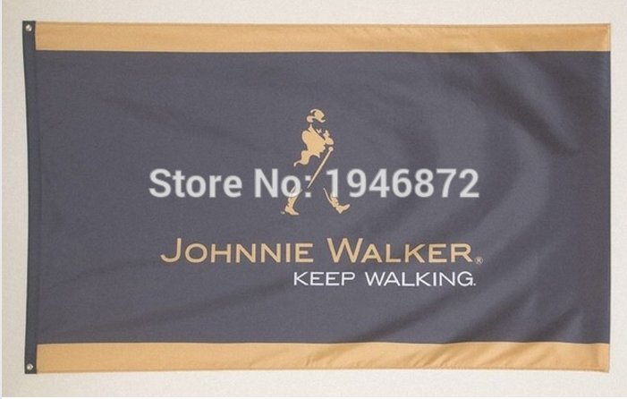 JOHNNIE WALKER Keep Walking Banner Flag 3X5FT Country Flag National Flag