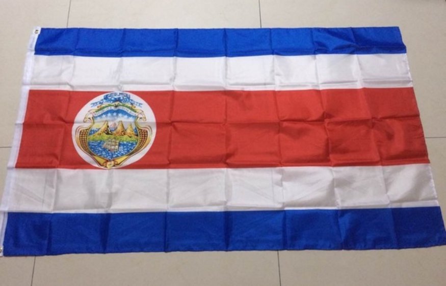 Costa RicaNational Flag 3x5ft 150x90cm 100D Polyester
