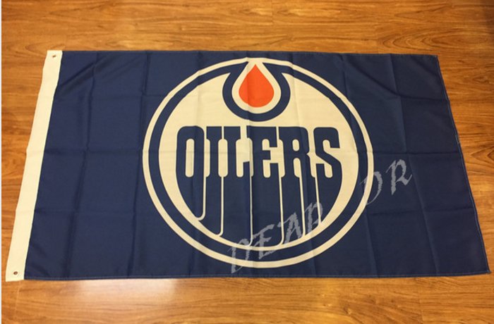 Edmonton Oilers Flag 3ftx5ft Banner 100D Polyester NHL Flag