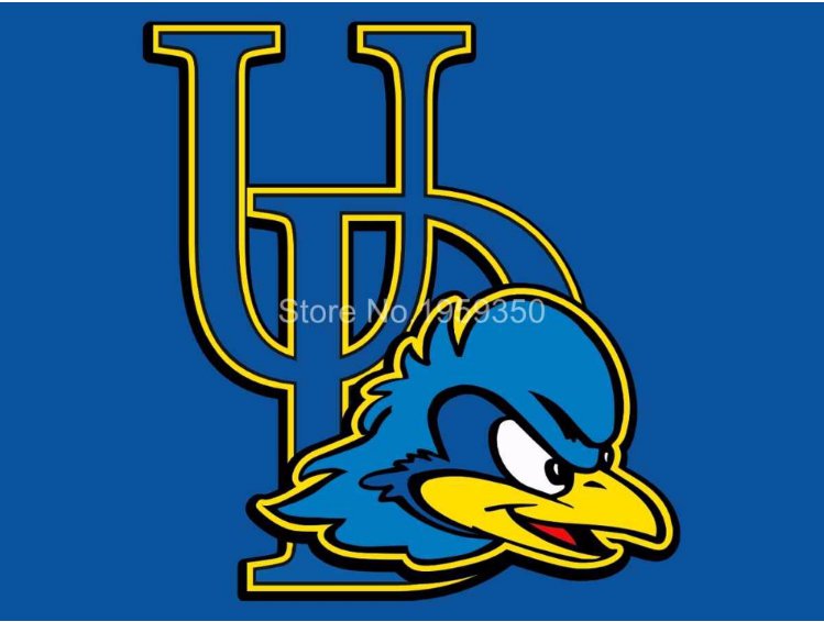 Delaware Fightin Blue Hens flag 3ftx5ft Banner 100D Polyester NCAA Flag ...