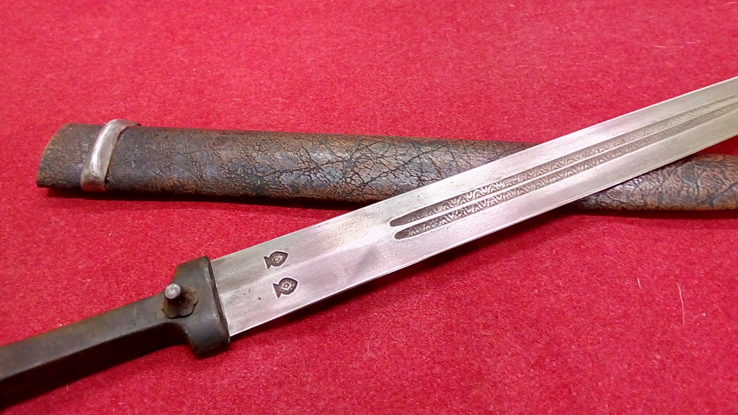 OLD RUSSIAN CAUCASIAN COSSACK DAGGER KINDJAL KINJAL shashka sword ...
