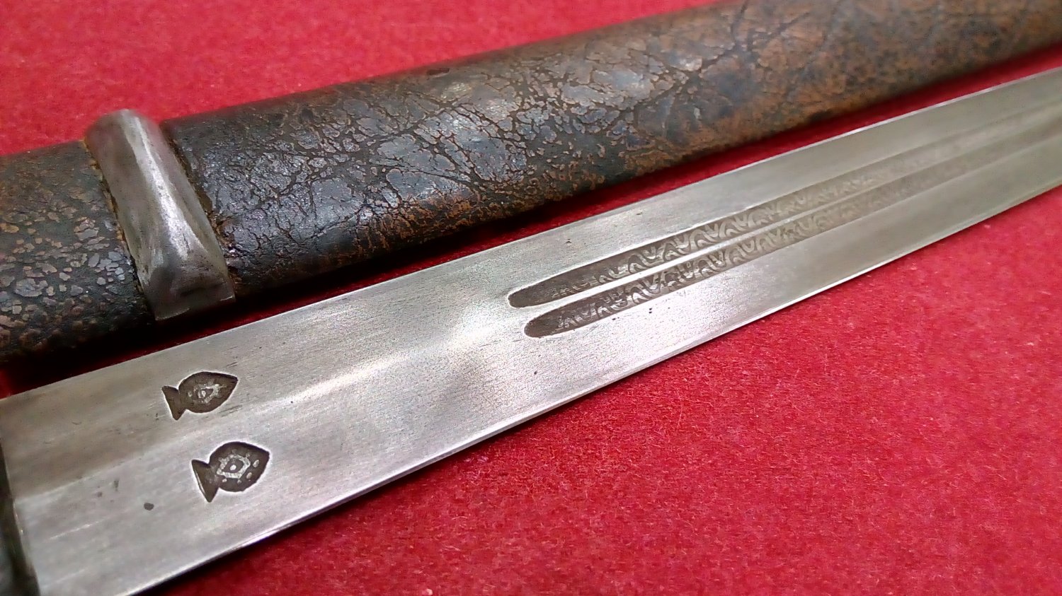 OLD RUSSIAN CAUCASIAN COSSACK DAGGER KINDJAL KINJAL shashka sword ...