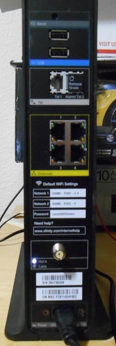 Xfinity technicolor DPC3941T Wireless Cable Modem Dual Band WiFi 802.11ac