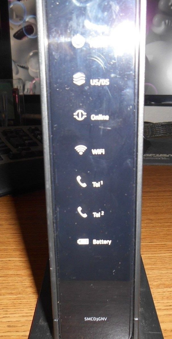 SMC NETWORKS SMCD3GNV WIRELESS MODEM GATEWAY DOCSIS 3.0 #U5 READ ...