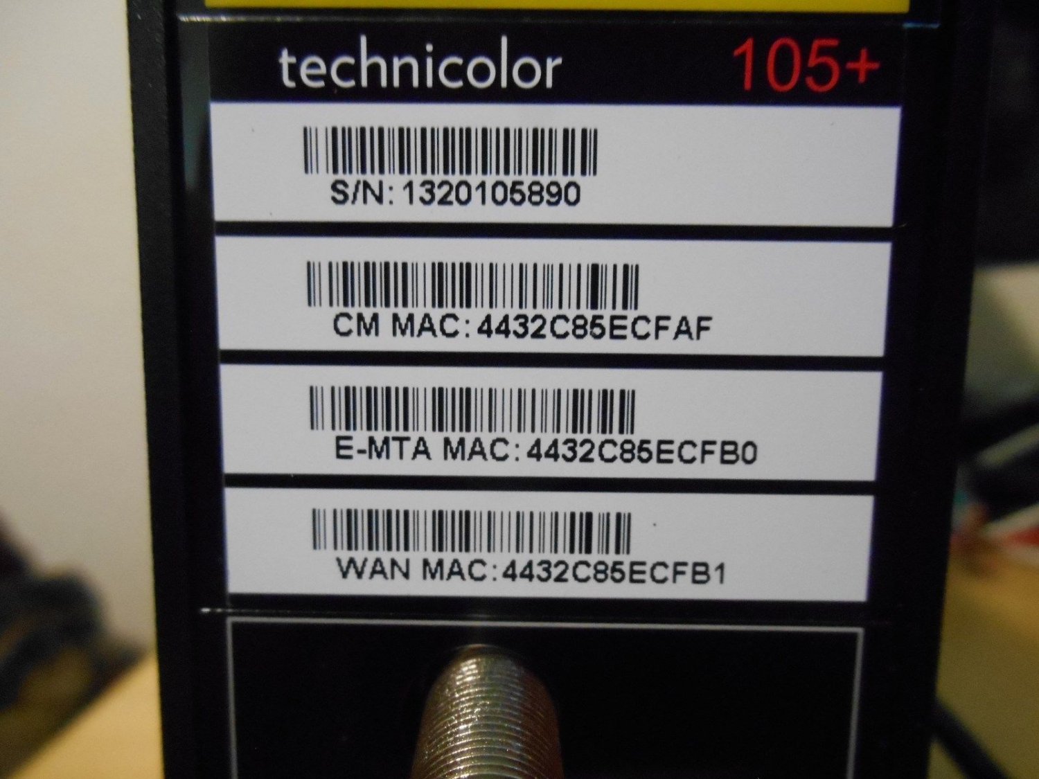 TC8305C Comcast Xfinity WiFi Cable Modem Router