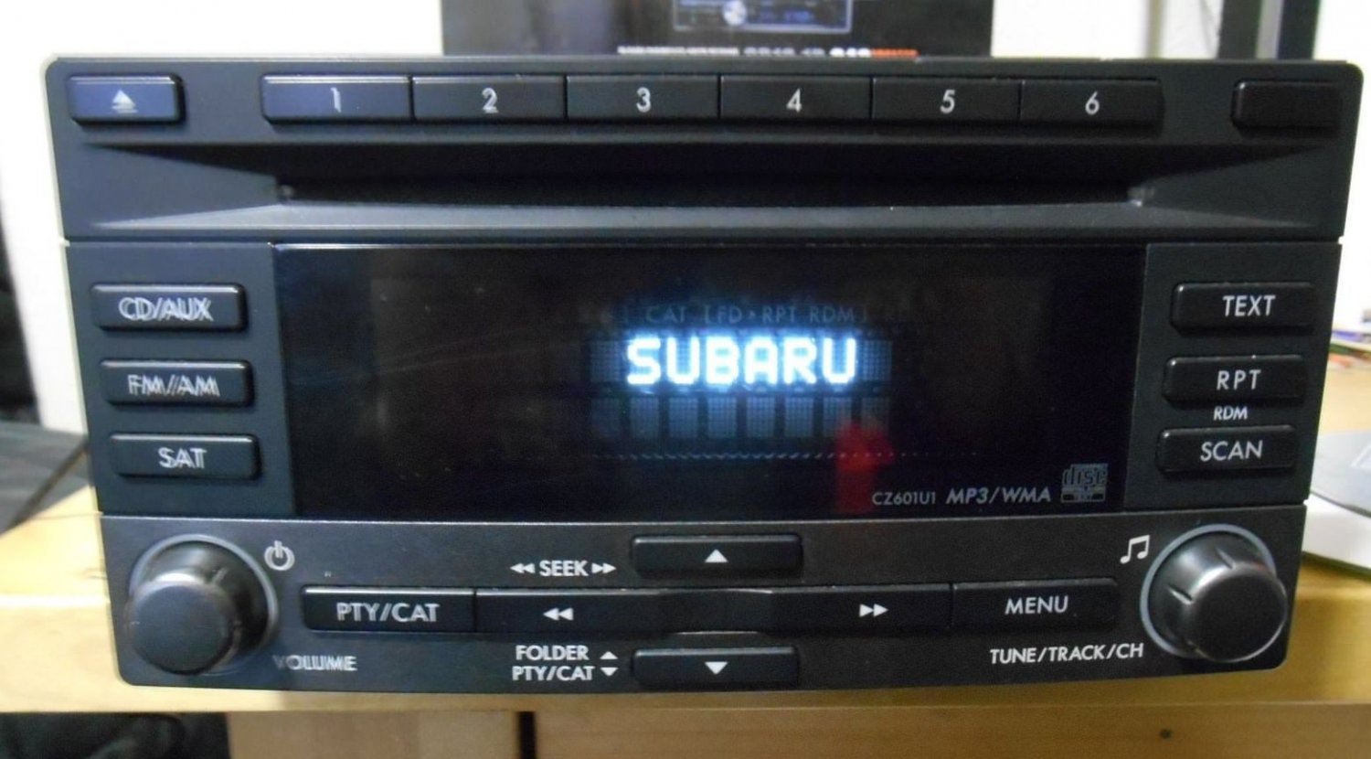 2007-SUBARU Impreza Radio CD Player MP3 Sat AUX P/N 86201FG600