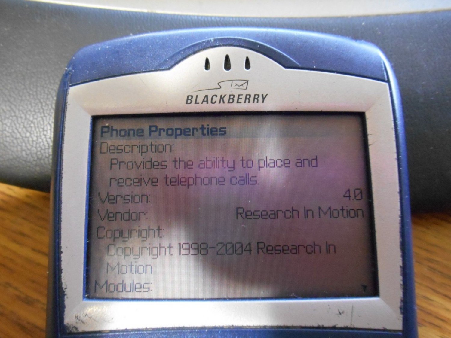 BlackBerry 7230 - Blue (T-Mobile) Smartphone