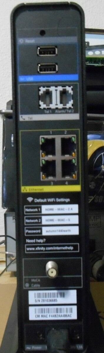 Cisco Xfinity DPC3941T Dual Band WIFI 802-11ac Cable Modem XB3