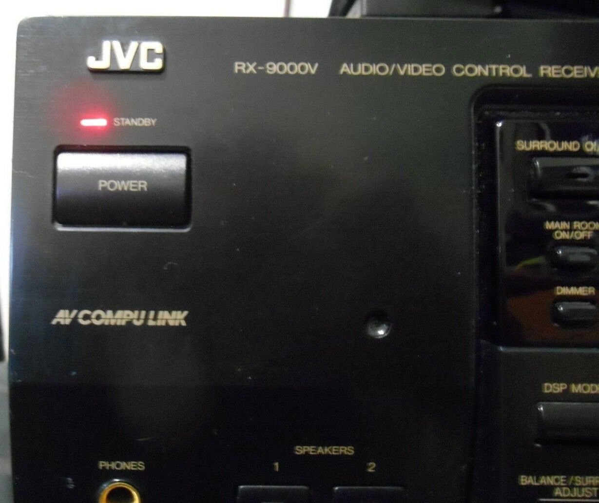 JVC RX-9000VBK Stereo / Home Theater Receiver, 120 Watts X 5,